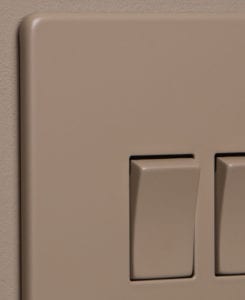 Coffee Double Rocker Switch | Dowsing & Reynolds