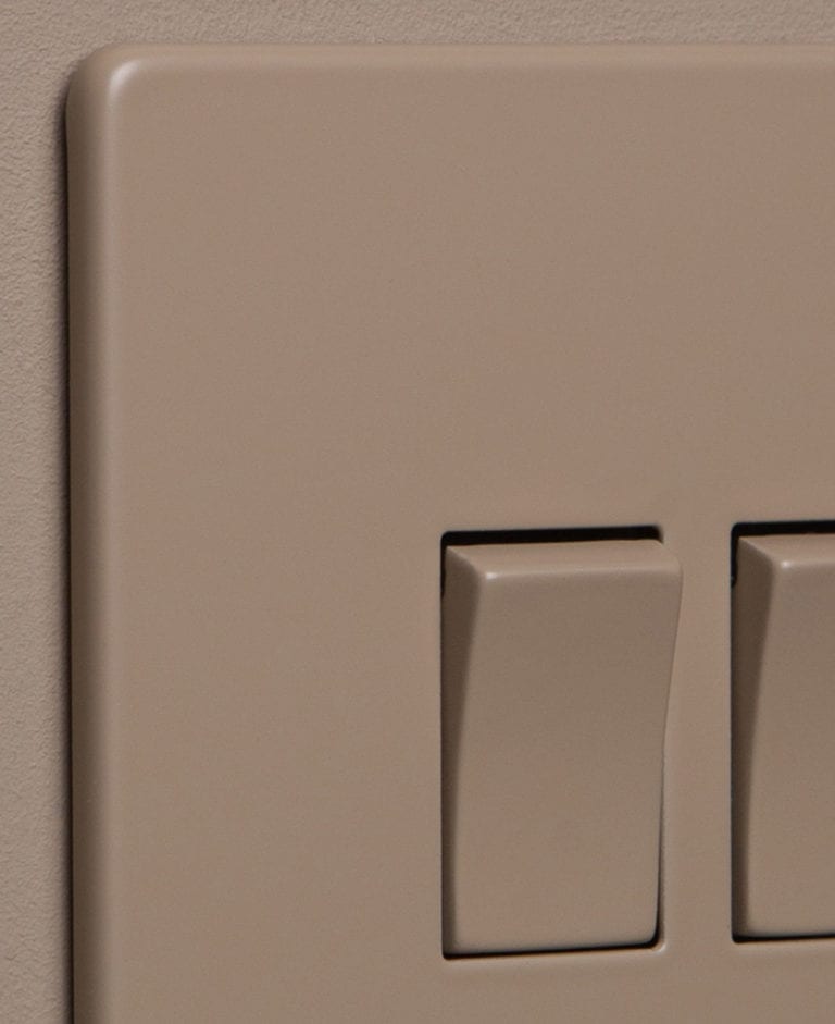 Coffee Double Rocker Switch | Dowsing & Reynolds