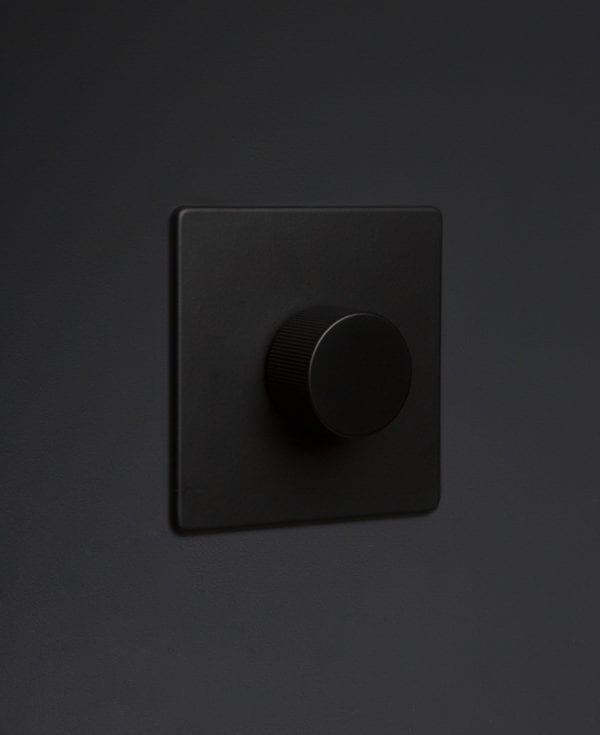 Black Dimmer Switch with Chunky Knob | Dowsing & Reynolds