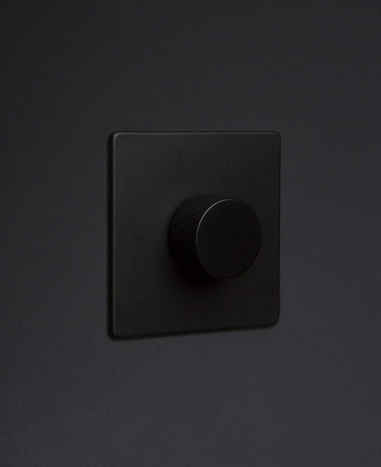 Black Dimmer Switch with Chunky Knob | Dowsing & Reynolds
