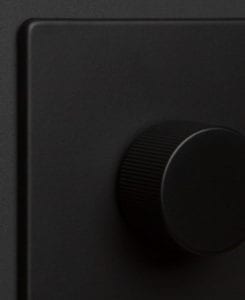 Black Dimmer Switch with Chunky Knob | Dowsing & Reynolds