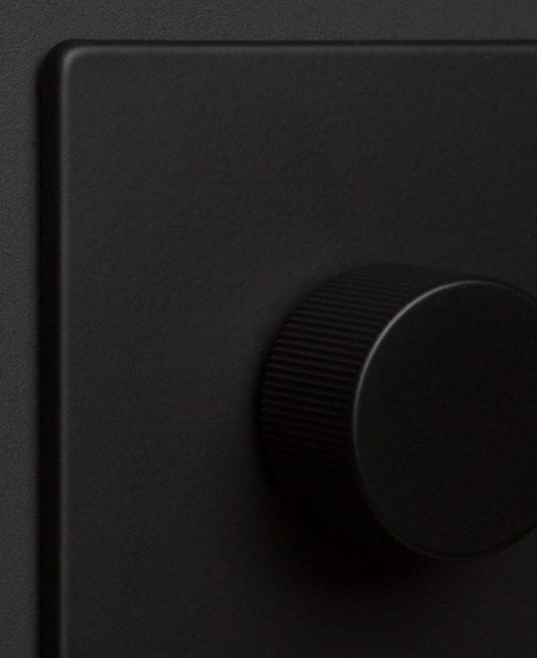 Black Dimmer Switch with Chunky Knob | Dowsing & Reynolds