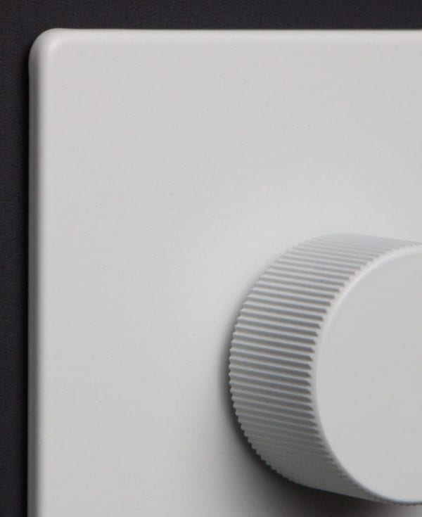 White Dimmer Switch with Chunky Knob | Dowsing & Reynolds