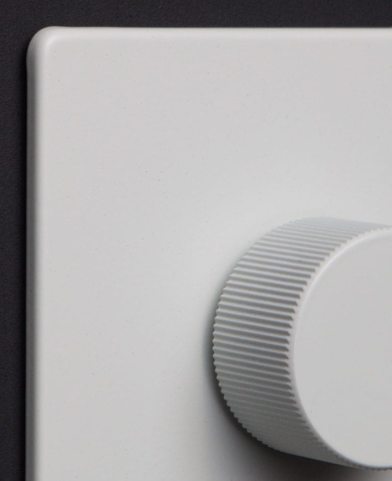 White Dimmer Switch with Chunky Knob | Dowsing & Reynolds