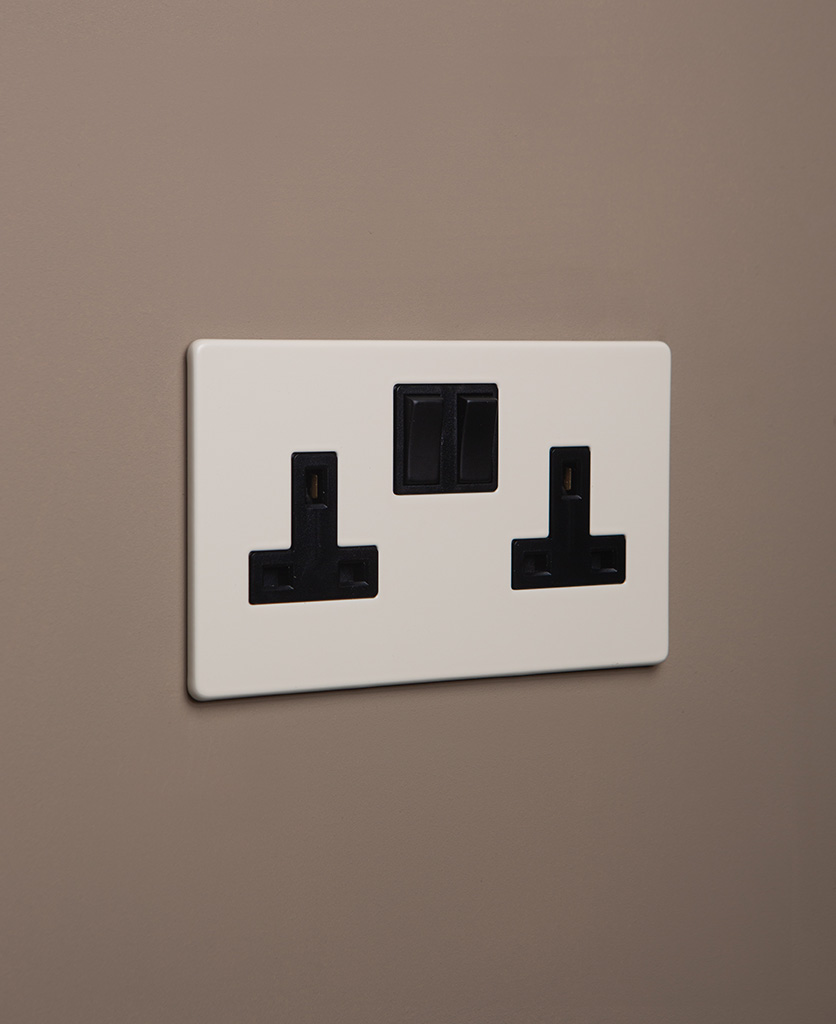 Cream Double Socket | Dowsing & Reynolds