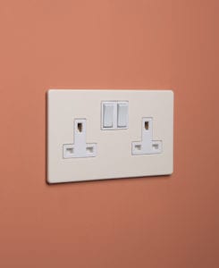 Cream Double Socket | Dowsing & Reynolds