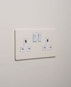 Cream Double Socket | Dowsing & Reynolds