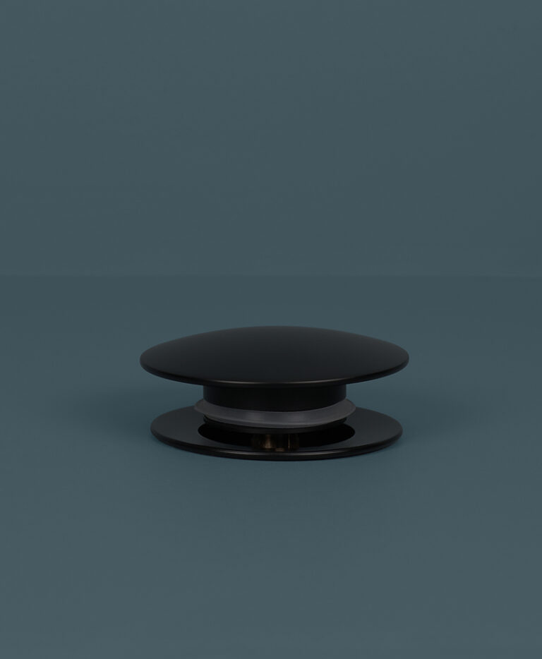 Black Unslotted Click Clack Waste | Dowsing & Reynolds