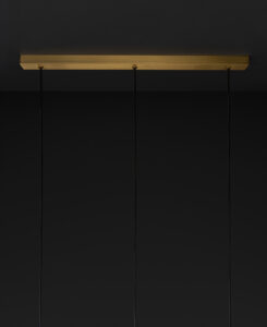 Gold Rectangular Ceiling Rose | Dowsing & Reynolds