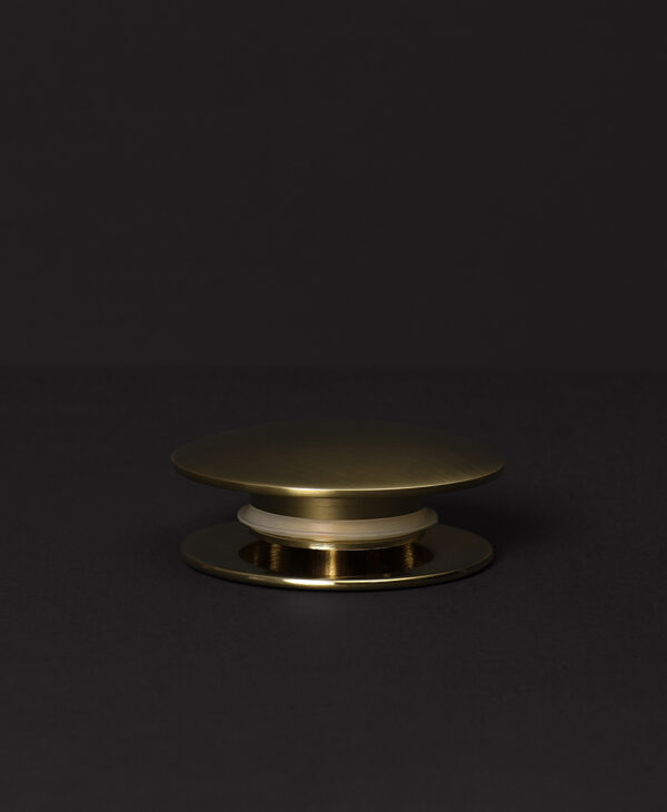 Gold Slotted Pop Up Waste | Dowsing & Reynolds