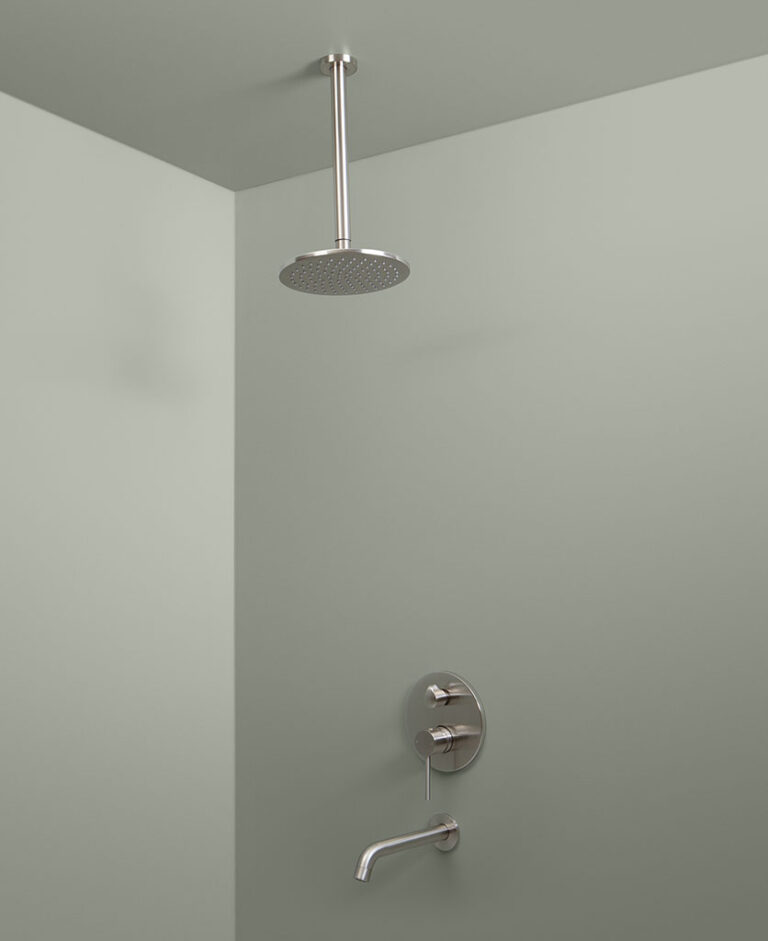 Silver Modular Non-Thermostatic Shower | Dowsing & Reynolds