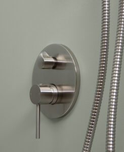 Silver Modular Non-Thermostatic Shower | Dowsing & Reynolds