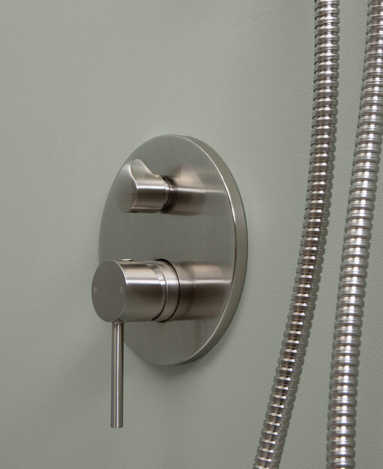 Silver Modular Non-Thermostatic Shower | Dowsing & Reynolds