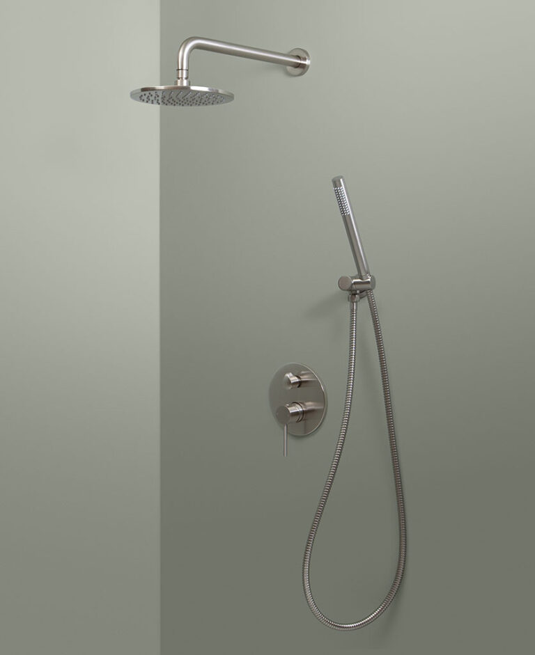 Silver Modular Non-Thermostatic Shower | Dowsing & Reynolds