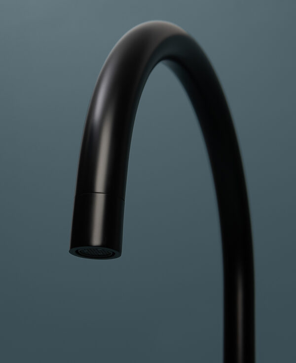 Black Reeded Kitchen Tap | Dowsing & Reynolds