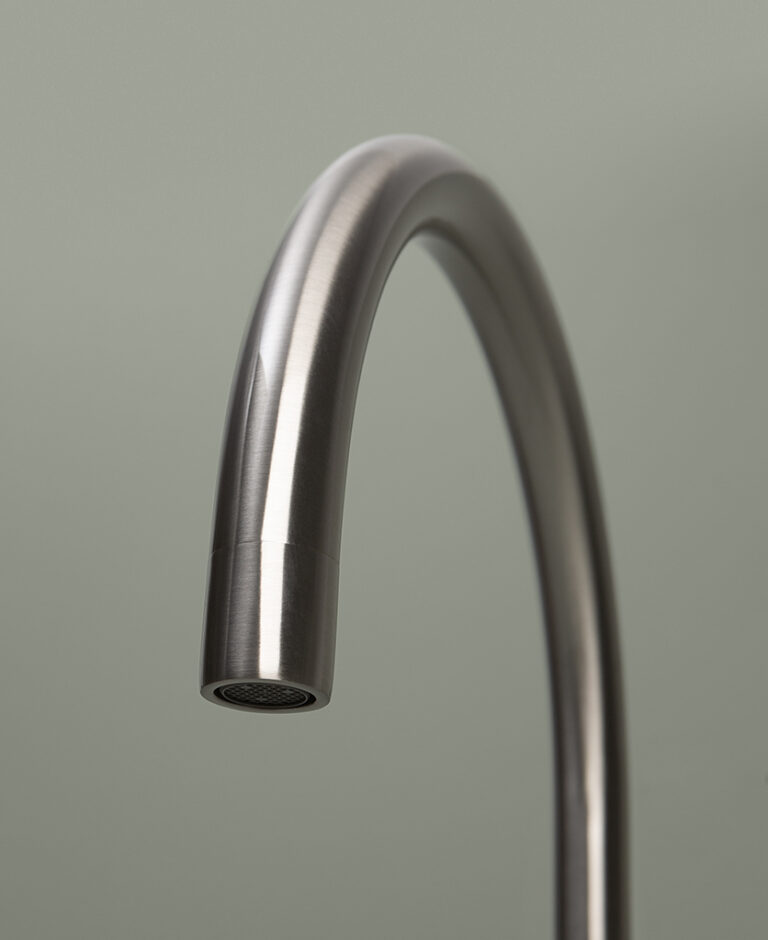 Silver Reeded Kitchen Tap | Dowsing & Reynolds