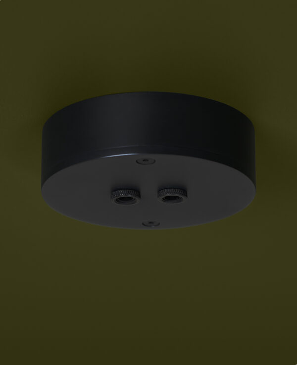 Large Antique Black Multi Outlet Ceiling Roses | Order Now