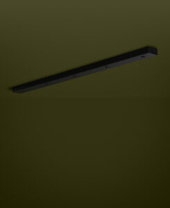 Antique Black Rectangular Ceiling Rose | Dowsing & Reynolds