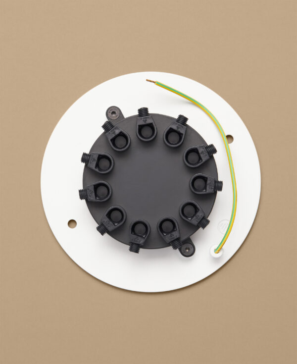 Skyfall White Metal Ceiling Rose | Dowsing & Reynolds