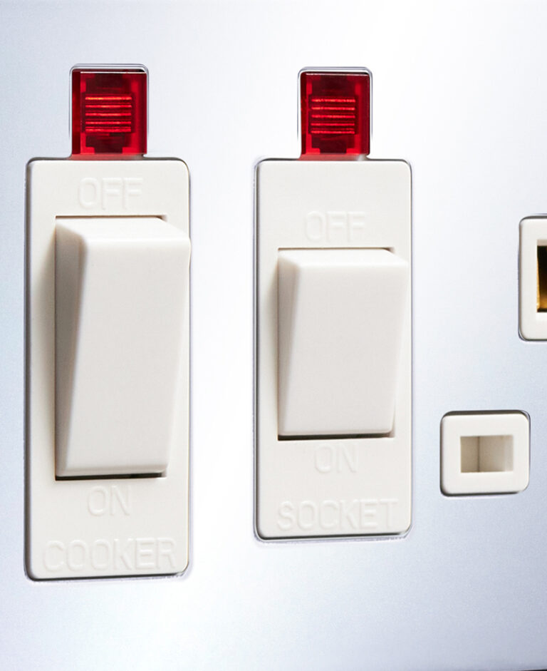 Chrome Cooker Switch & Socket | Dowsing & Reynolds