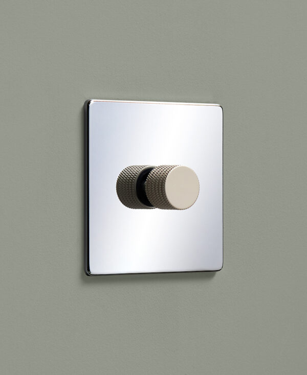 Single Chrome Dimmer Switch | Dowsing & Reynolds