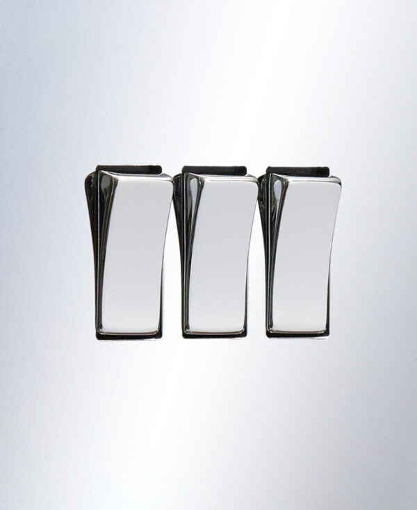 Chrome Triple Rocker Switch | Dowsing & Reynolds