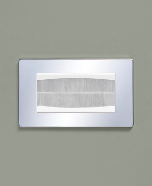 Double Polished Chrome Brush Plate | Dowsing & Reynolds