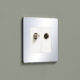 Chrome Double Data Port | Dowsing & Reynolds