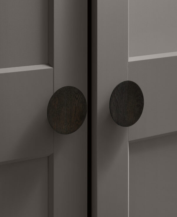 Copse Oak Circular Wardrobe Handle | Dowsing & Reynolds