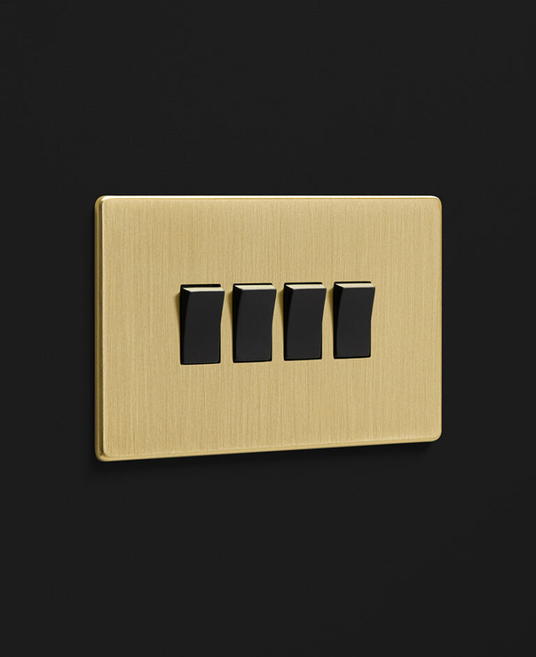 Gold 4 Gang Switch | Dowsing & Reynolds