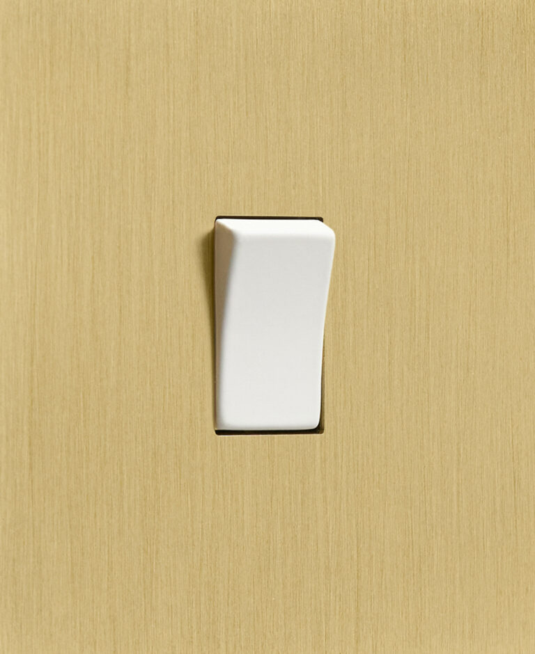 Gold Rocker Light Switch | Dowsing & Reynolds