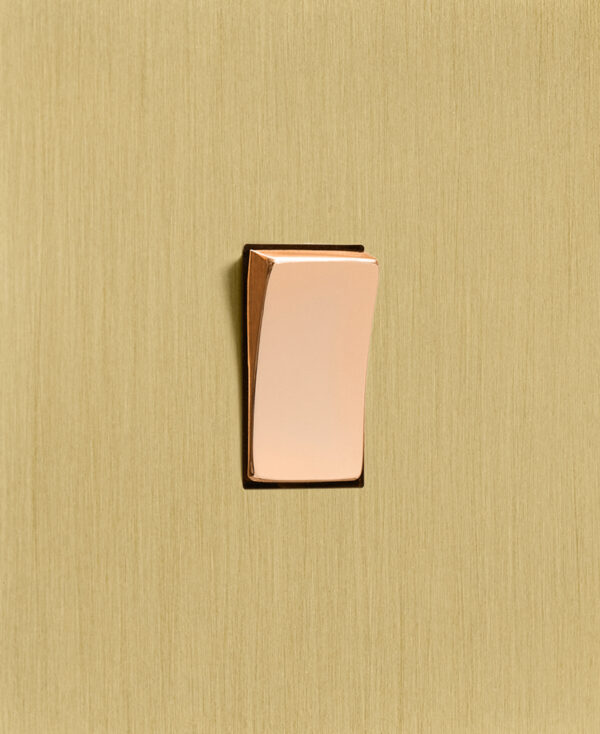 Gold Rocker Light Switch | Dowsing & Reynolds