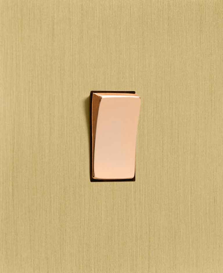 Gold Rocker Light Switch | Dowsing & Reynolds
