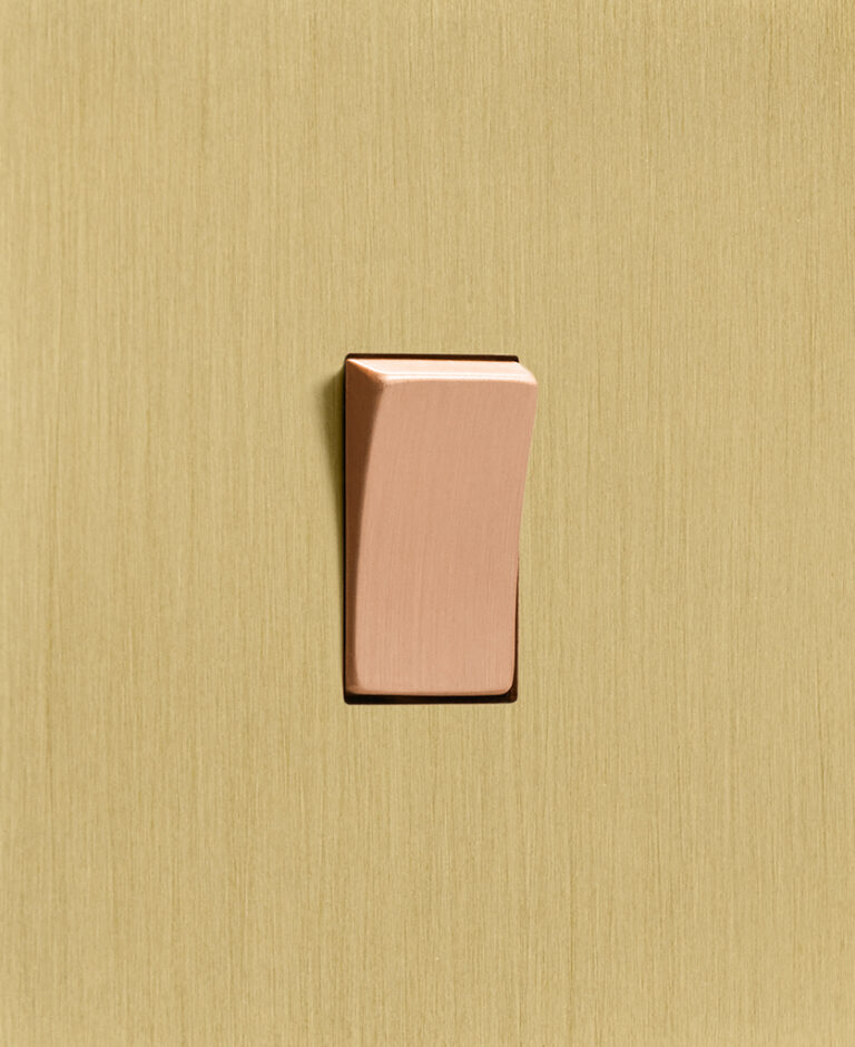 Gold Rocker Light Switch | Dowsing & Reynolds