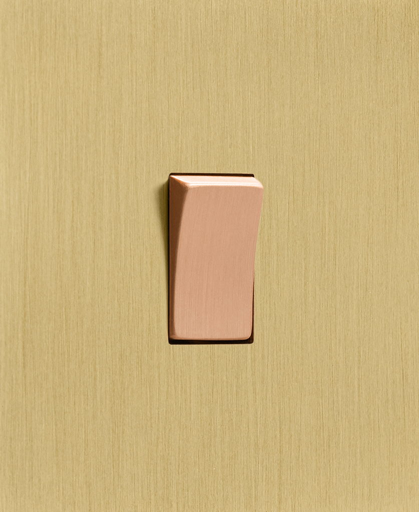Gold Rocker Light Switch | Dowsing & Reynolds