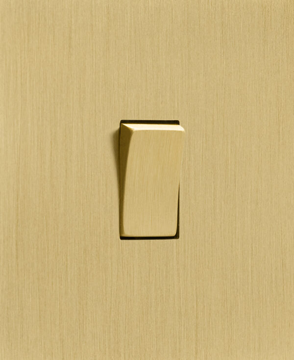 Gold Rocker Light Switch | Dowsing & Reynolds