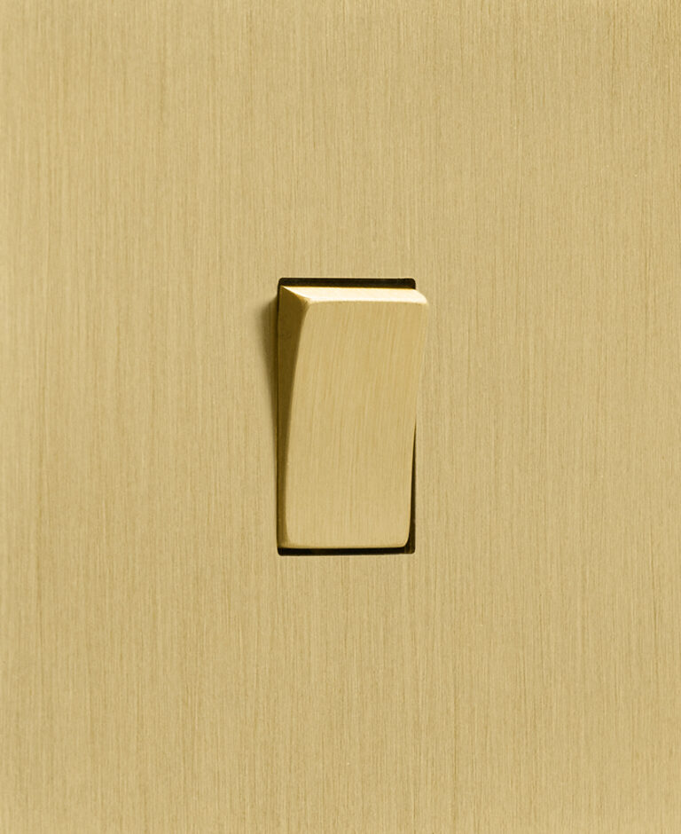 Gold Rocker Light Switch | Dowsing & Reynolds