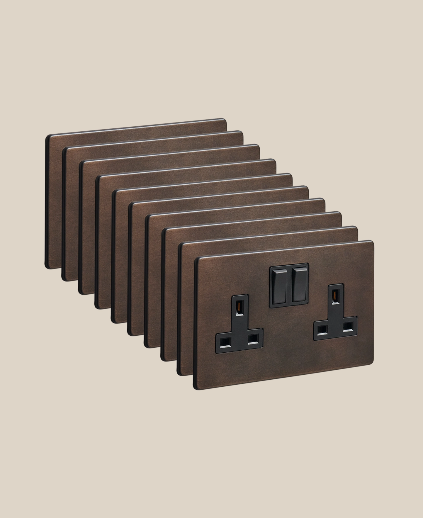 Bronze Double Socket | Dowsing & Reynolds