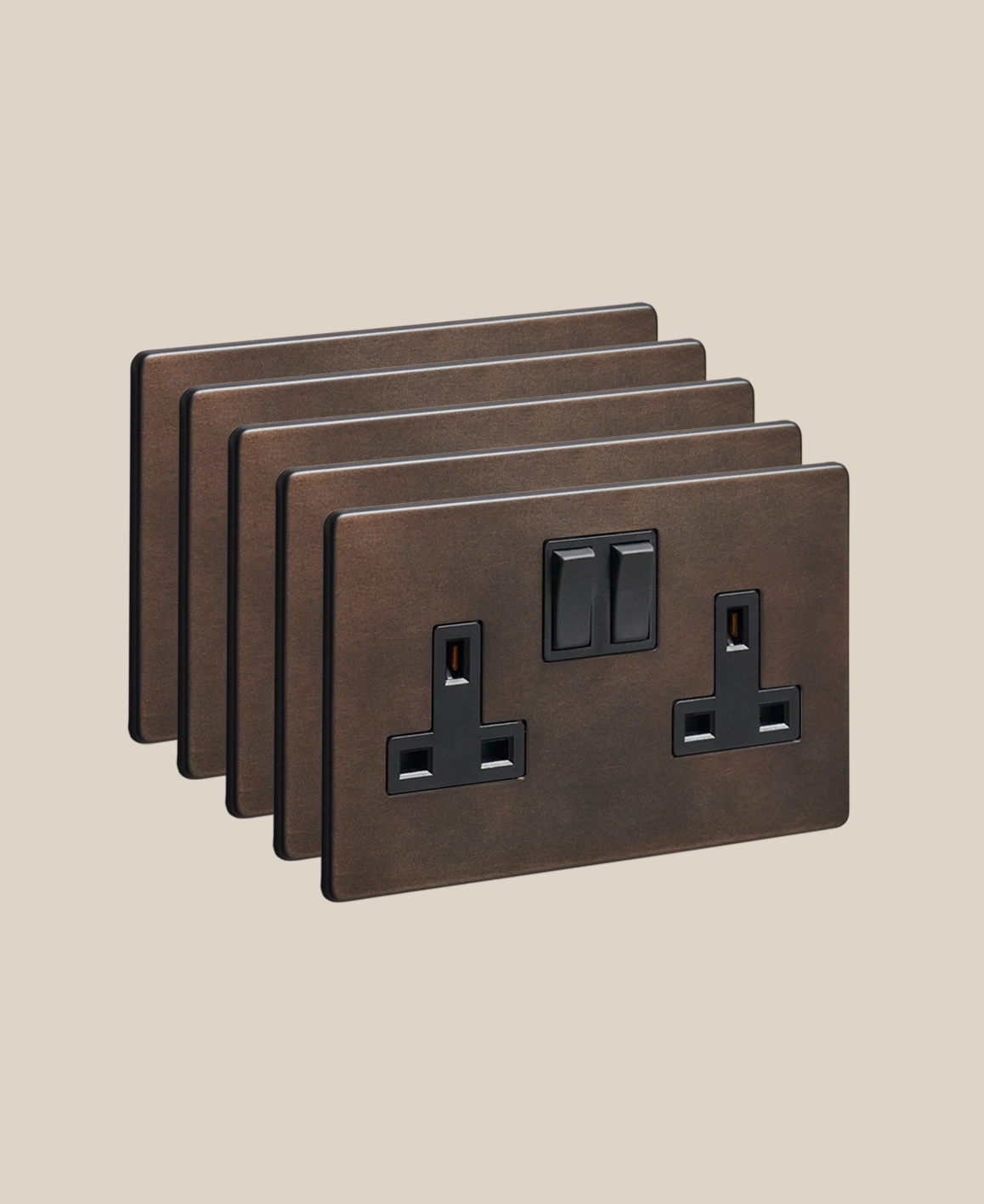 Bronze Double Socket | Dowsing & Reynolds